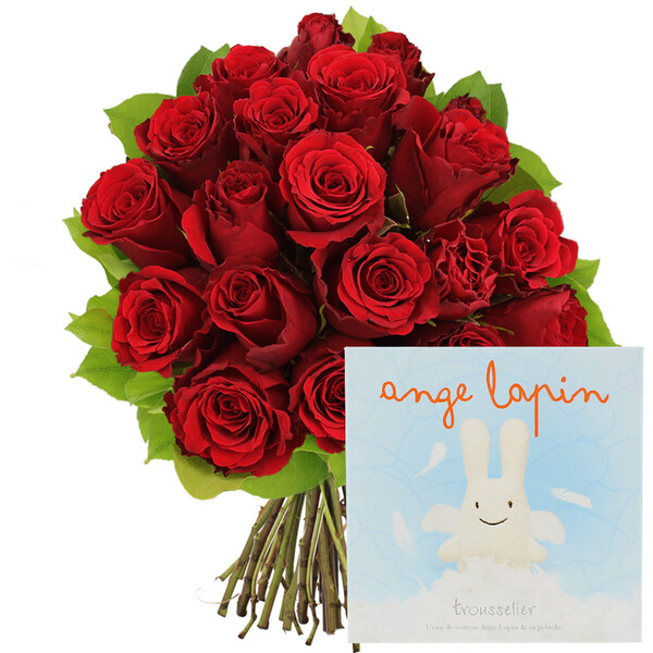 Bouquet de 20 Roses Rouges - Livraison en Express | Florajet